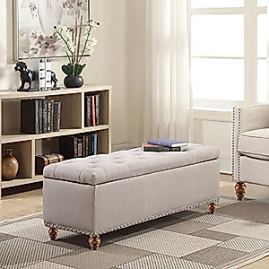 ALAMHI Round Wood Furniture Legs 3.5 Inch Gourd Shape Wood Sofa Legs with Adjustable Leveling Couch Leg Replacement for Cabinets, Coffee Table, Ottoman, Dresser, Loveseat, Armchair Set of 4 Brown