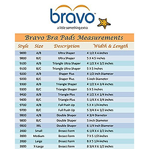 Bravo Women's Triangle Sports Bra, Swimsuit or Bra insert (Black, B/C)