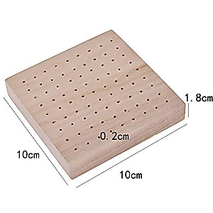 Weiy Clay Figure Drying Rack,Wooden Insert Board Clay Figure Drying Rack Clay Base Plug-in Board Sculpture Clay Pottery,Square Hole Insert