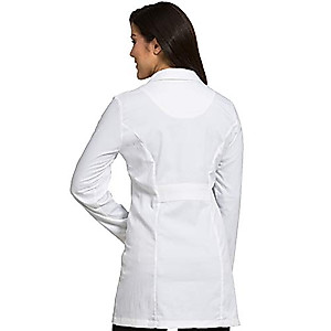 Med Couture Women’s White Professional Lab Coat, 33 Inch, Small
