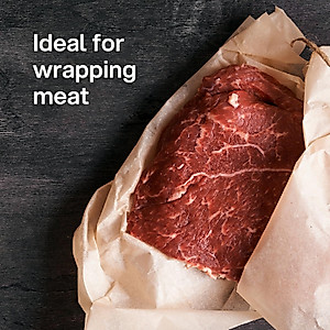 Kenley Butcher Paper Dispenser - Large Holder and Cutter for Wrapping Butcher Craft Freezer Paper Roll 24 Inch - Wall Mount or Tabletop - Carbon Steel Non-Slip Cutter with Serrated Blade - Easy to Use