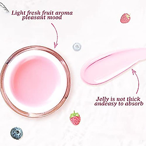 Strawberry Mask for Lip, Moisture & Collagen Booster Lip Sleeping Mask , Treatment to Restore, Hydrate & Plump Dry, Chapped Lips , Strawberry Mask for All Lip Types Women