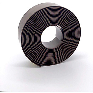 KOMORAX Dark Brown 2" Wide 20' Length Chair Vinyl Strap Strapping for Patio Lawn Garden Outdoor Furniture Matte Finish Color