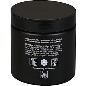 Brilliant Silver Dip Cleaner, Black 8 Oz