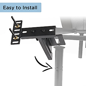 Goyappin Headboard Brackets, Adjustable Bed Headboard Wall Mounting Brackets, Universal Headboard Brackets for Metal Bed Frame, Black Footboard Extension Kit for Twin Full Queen King Size Bed