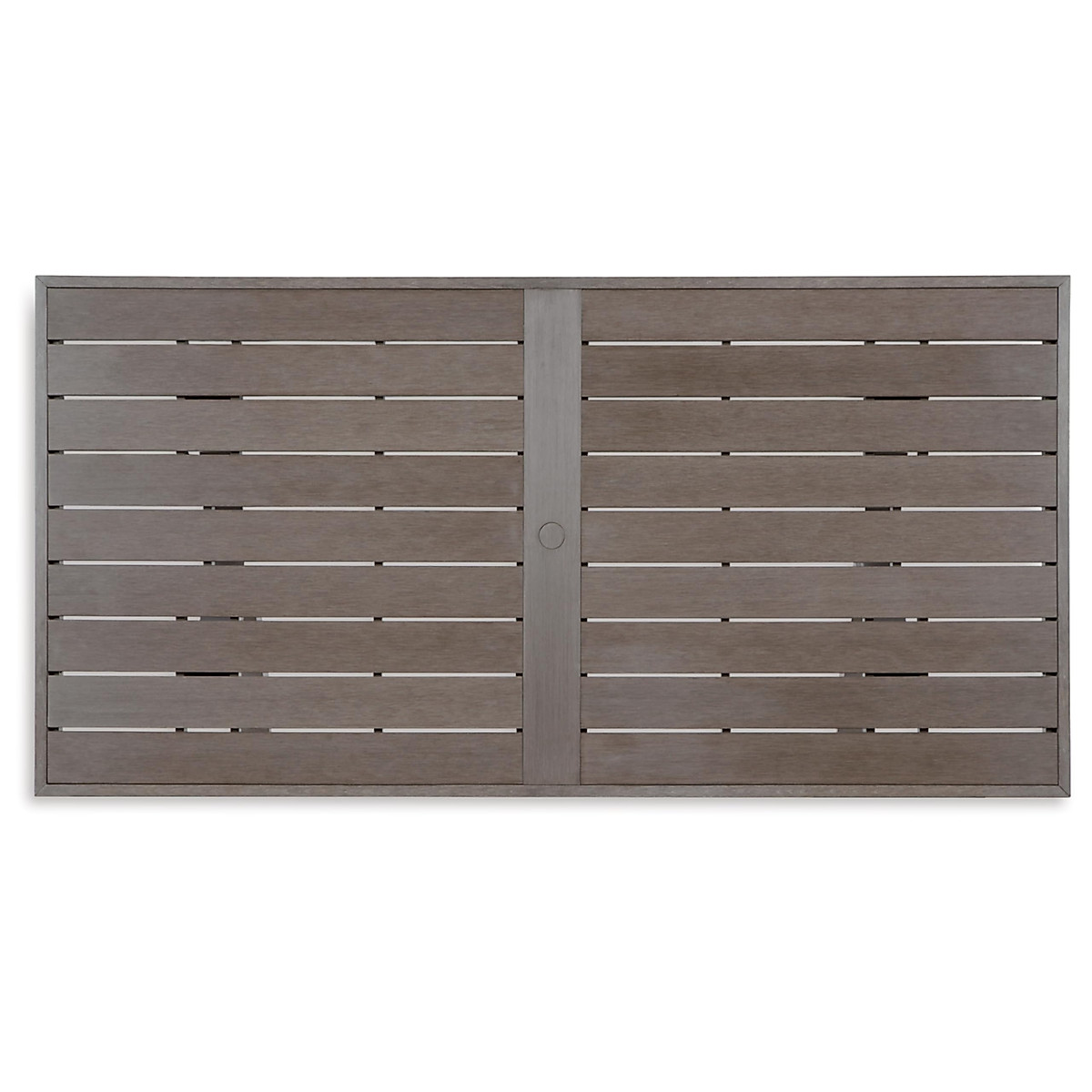 Signiture Design by Ashley Hillside Barn Outdoor Dining Table, 84" W x 42" D x 29" H, Dark Brown