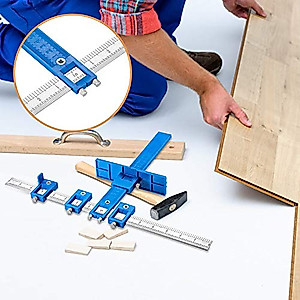 Cabinet Hardware Jig Mounting Template Drill Guide Sleeve Drawer Pull Jigs handle jig Power Tools Drilling Punch Locator Wood Drilling Dowelling Woodworking Kit for Cabinets Knobs and Pulls