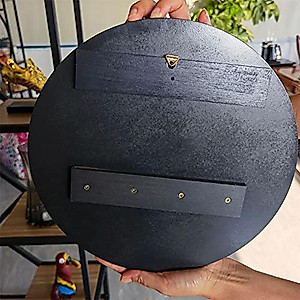 Whiskey Barrel Shelf Hand Crafted Liquor Bottle Display Vintage Round Wine Shelf Wooden Wall Mounted Wine Rack 7 Wine Bottle Round Shelf Wall Display Decoration for Home Bar Kitchen Cabinet