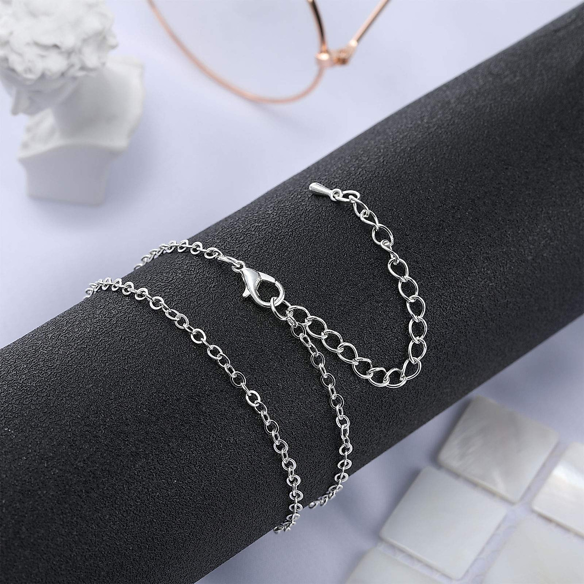 600 Pieces Lobster Clasps and Open Jump Rings Set Lobster Claw Clasps for Jewelry Making and Bracelets (Gold, Silver)