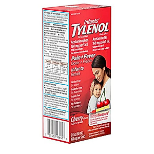 Infants' Tylenol Acetaminophen Liquid Medicine, Cherry, 2 fl. oz