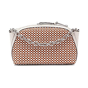 Calvin Klein Hailey Micro Pebble Small Crossbody, Rye Multi Weave