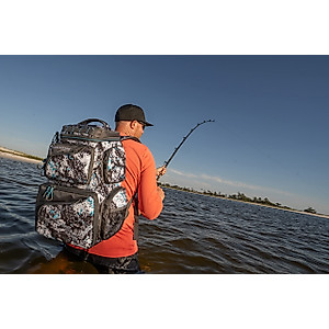 Evolution Outdoors 34010-EV: Largemouth 3600 Tackle Backpack - Quartz Blue