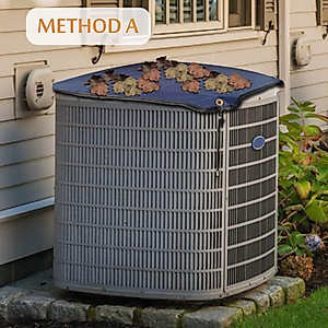 Foozet Air Conditioner Cover for Outside Units, AC Cover for Central Units, Heavy Duty Winter Top, 36 x 36 inches