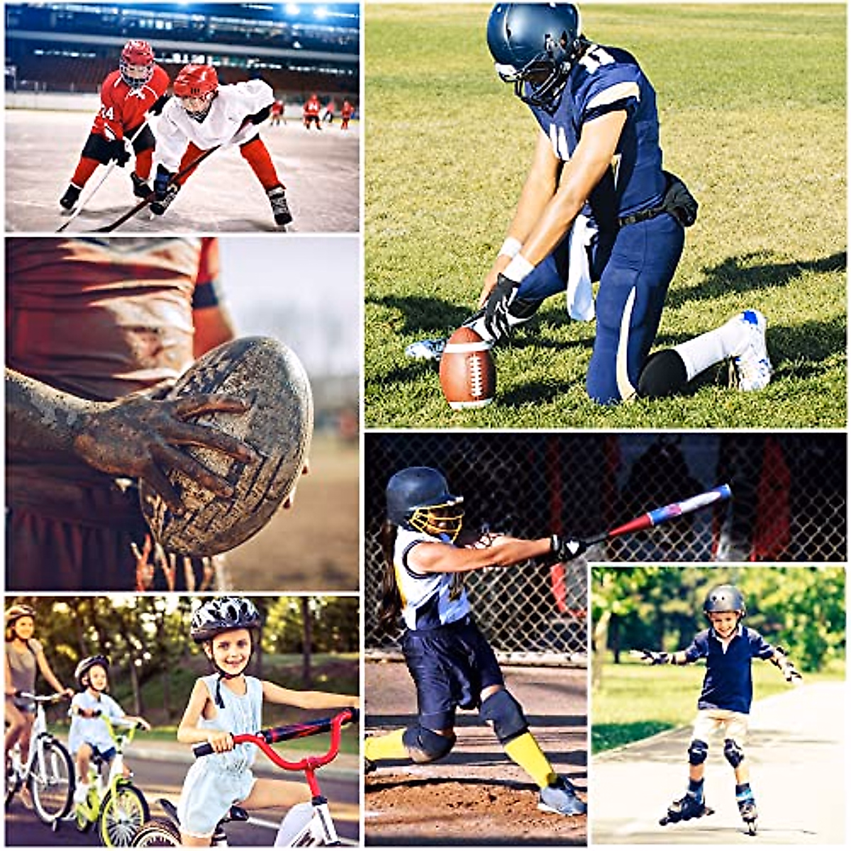 Legendfit Soft Padded Helmet for Rugby Flag Football 7v7 Adjustable Soccer Goalie Headguard Headgear Sports Goalkeeper Head Protection Kids Youth Adults