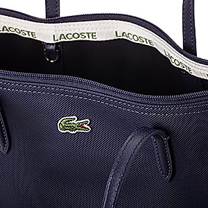 Lacoste Women's L.12.12 Small Tote Bag Shoulder Handbag, Eclipse, One Size