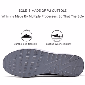 AODGHC Women's Orthopedic Sneakers, Orthopedic Walking Shoes for Women, Comfortable Air Cushion Orthopedic Sneakers, Orthopedic Slip On Shoes for Women (US 8,Black)