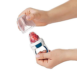 OXO Tot Silicone Self-Feeder 2 Pack Teal/Navy