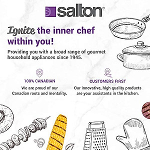 Cordless Warming Tray by Salton | Medium Electric Hot Plate | Cooking, Serving & Warming Tray | 23-3/4” x 7-3/4” Hot Plate