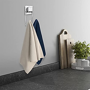 Hagen Door Hanger, Bath Door Hook, Hanging Coats, Hats, Robes, Towels, No Drill Screwless Installation, Modern Style (Twin Hanger)