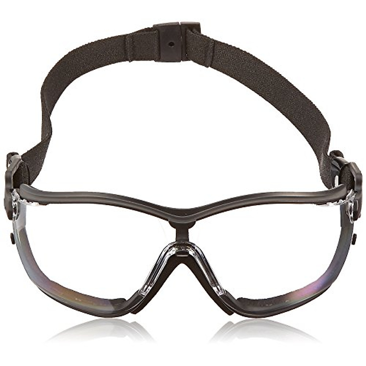 Pyramex V2G Safety Glasses, Black Frame/Clear Anti-Fog Lens