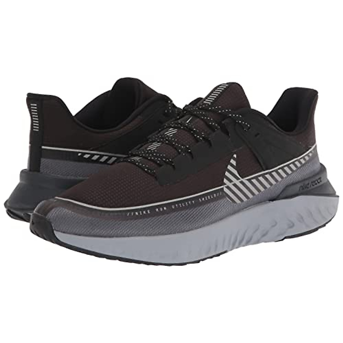 Nike Women's Competition Running Shoes, Black (Black/Reflect Silver-Dark Grey 001), 5 UK