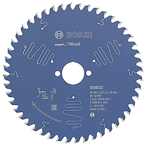 Bosch 2608644085 EXWOT 7.48" x 30mm 48T Circular Saw Blade Top Precision
