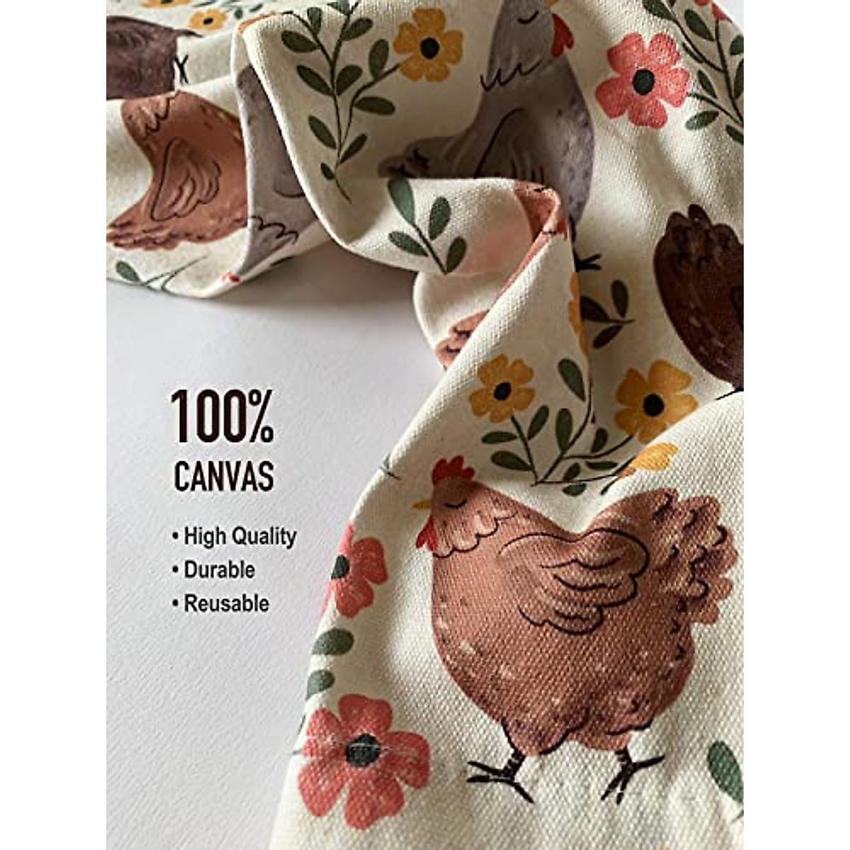 Hglian Plastic Grocery Bag Holder Dispenser,Funny Chickens Plastic Bags Organizer,Garbage Shopping Trash bags Storage keeper,Cute Farmhouse Kitchen Decor Gifts for Women Chicken Lover