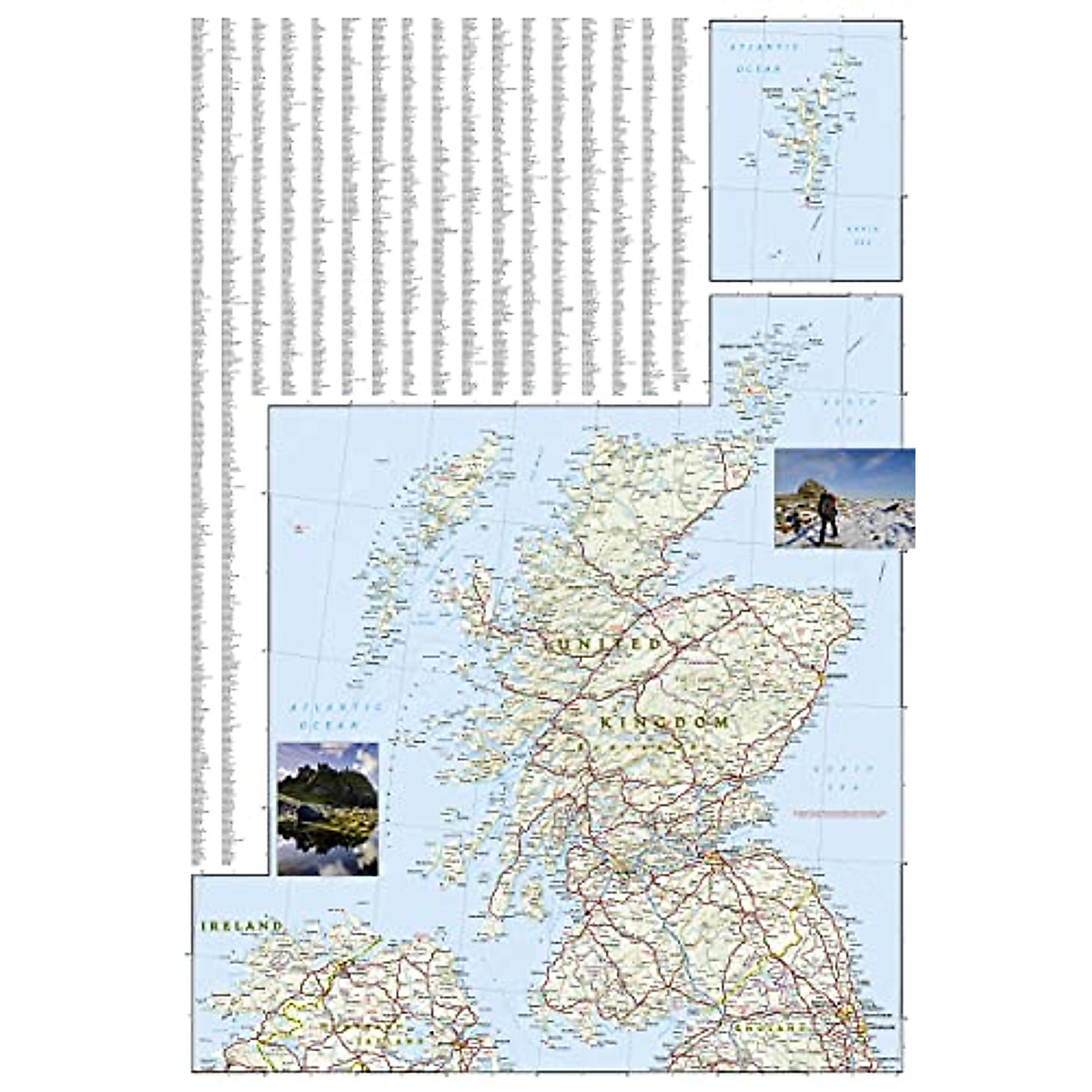 United Kingdom Map (National Geographic Adventure Map, 3325)