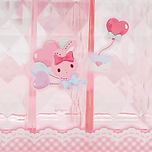 Sanrio 055913 My Melody Glitter Clear Cosmetic Organizer