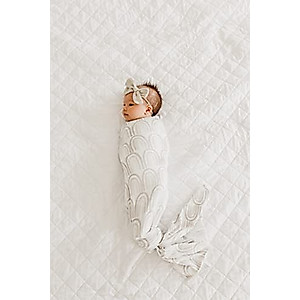 Copper Pearl Large Premium Knit Baby Swaddle Receiving Blanket Bliss