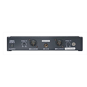 GTD Audio 2x100 Adjustable Frequency Channels UHF Wireless Microphone DJ Karaoke Mic System Long Range 400Ft, Battery 12 Hours (2 Handheld Mics)