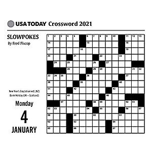 USA Today Crossword Puzzles 2021 Day-to-Day Calendar