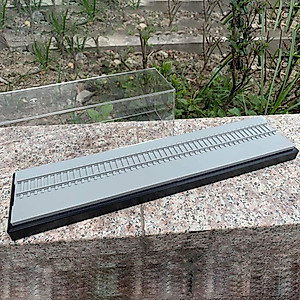 Yamix HO Scale Train Display Case Showcase Dustproof Display Box for 1/18 Scale Model Train