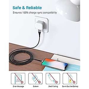 Apple MFi Certified iPhone Charger Cable 3ft, 2Pack Lightning Cable 3 Foot, High Fast/Data Sync 3 Feet Apple Charging Cable Cord for Apple iPhone 13/12/11 Pro/11/XS MAX/XR/8/7/6s/6/Plus/5,iPad