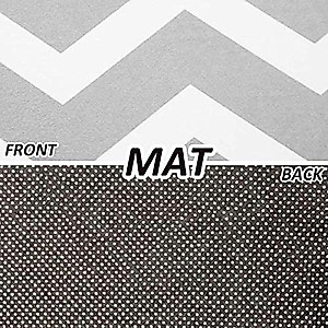 Home Decor Memory Foam Anti-Fatigue Kitchen Floor Mat,Streets of Old Mediterranean Towns Provence Landscape Flower Door Windows,Comfort Standing Area Rug Carpet Non Slip,47.2" x 17.7"