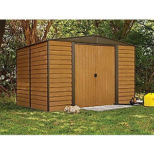 Arrow WR108 Woodridge EG, 10 by 8-Feet Steel Storage Shed, 10' by 8'