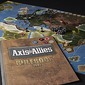 Avalon Hill Axis and Allies 1941 Board Game,5 players, Multicolor, 5 players