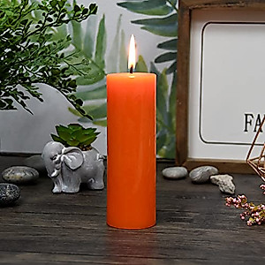 Zest Candle Pillar Candle, 2 by 6-Inch, Orange