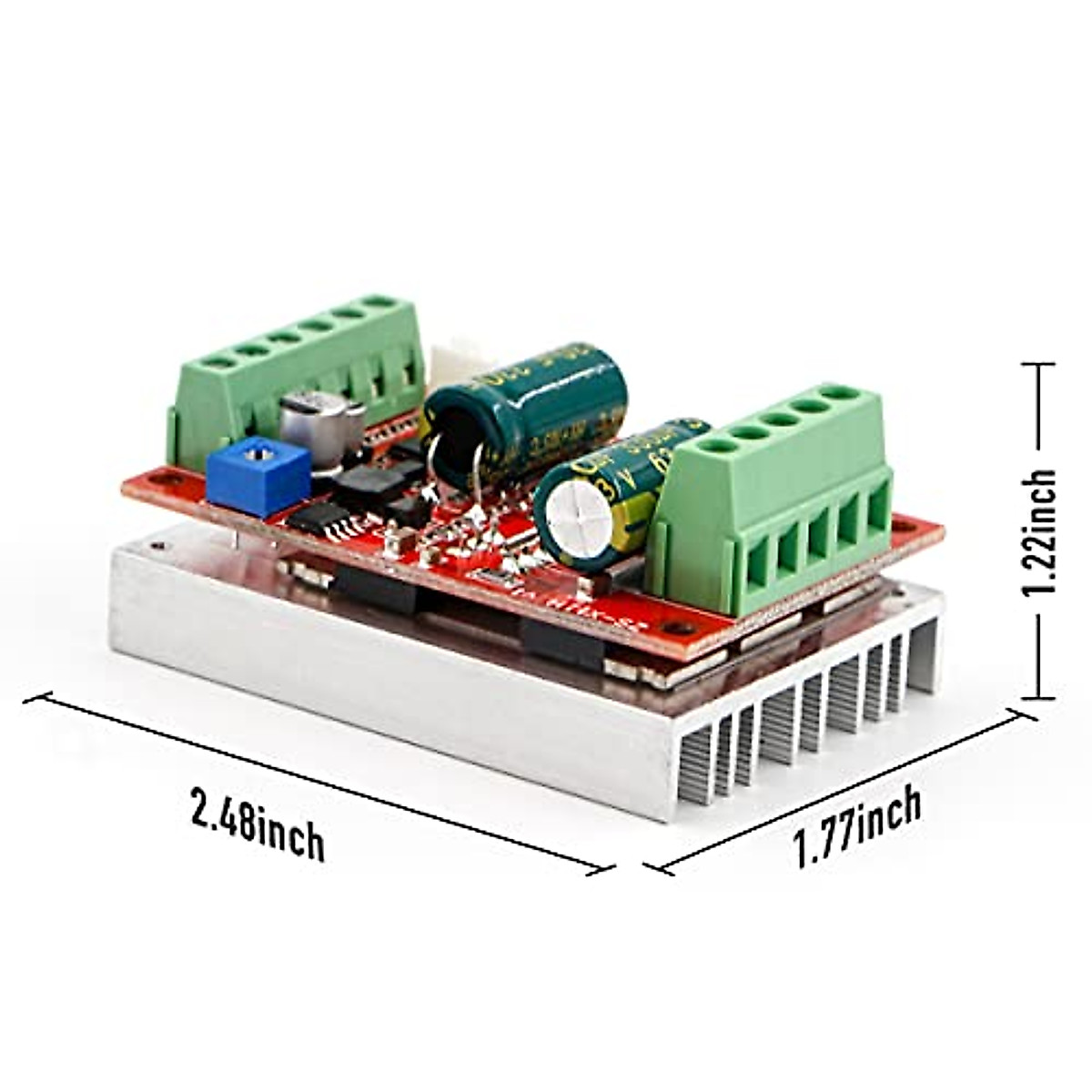 RioRand 350W 6-60V PWM DC Brushless Electric Motor Speed Controller with Hall