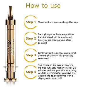 GLO24K Instant Facelift Cream with 24k Gold, Hyaluronic Acid, Peptides, and Vitamins, A,C,E. A powerful non-invasive alternative to injections.