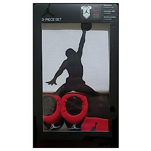 Nike Air Jordan Baby 3 Piece Set - 0/6 Months - White