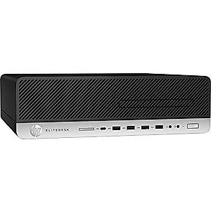 HP EliteDesk 800 G3 SFF Desktop Intel Core i5-6500 Quad-Core 3.2GHz Processor, 8GB DDR4 SDRAM, 128GB SSD, 1x USB-C, Windows 10 Pro 64-bit (Renewed)
