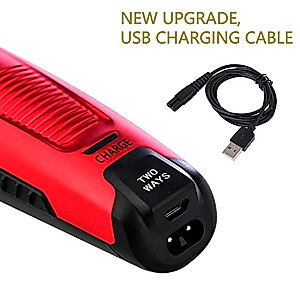 KEMEI Men's Precision Modelling DIY Hair Cutter Baldheaded Hair Beard Trimmer Professional Barber Cordless Hair Clipper Machine Rechargeable Hair Trimmers