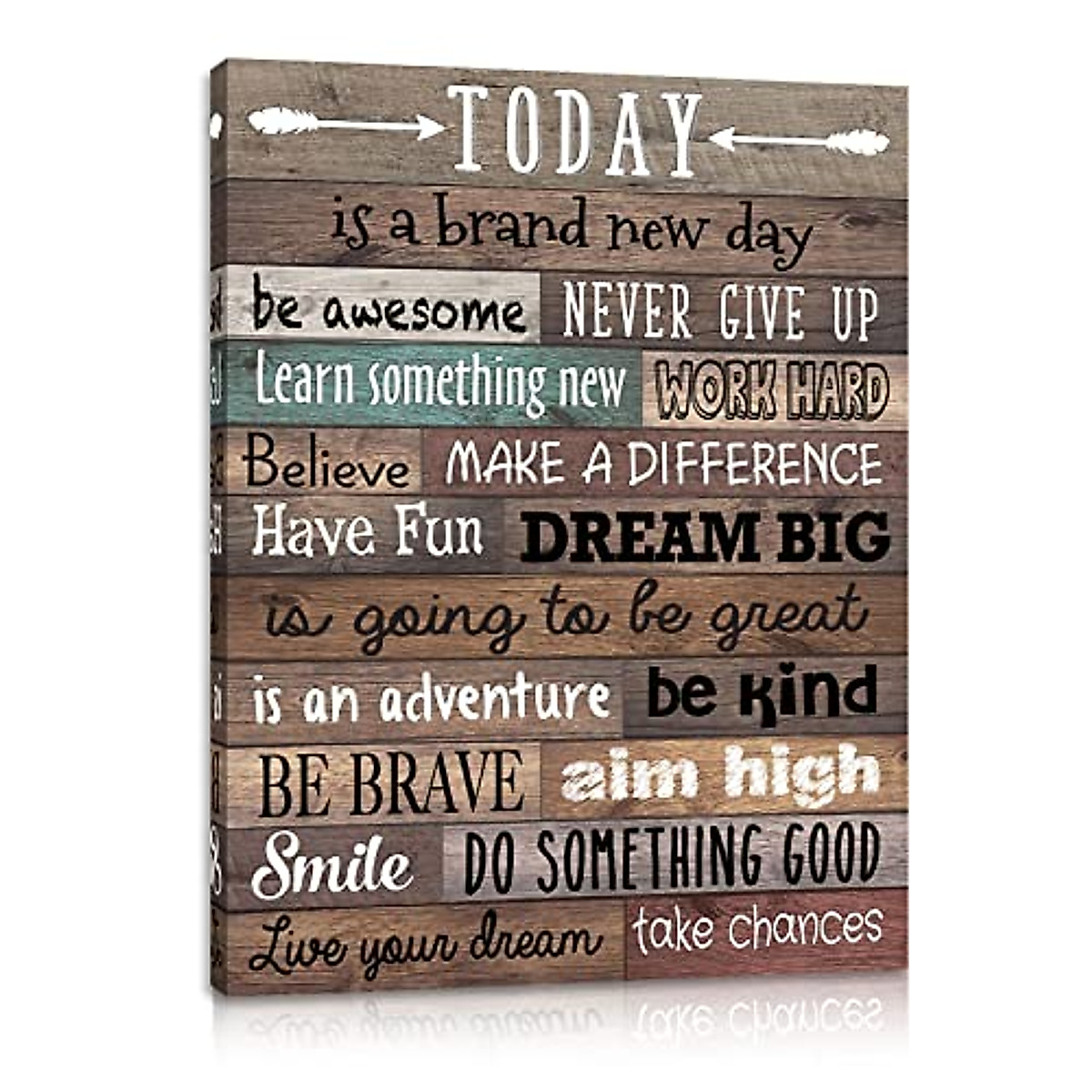 Office Quotes Inspirational Wall Art Designs for Modern Home Decor Stretched and Framed Ready to Hang