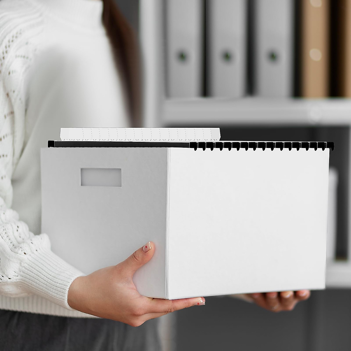 15 Pieces Clear Hanging File Folders Letter Size with Tabs and Inserts Poly Hanging Document Folder 8.5x11inch Filing Cabinet Folders Hanging Hanging Paper Folder for File Cabinet Medical Charts