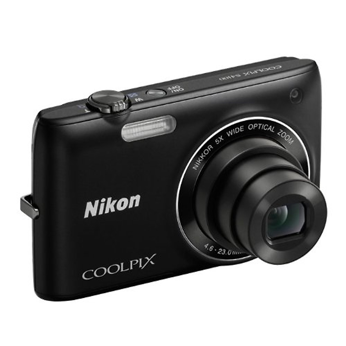 Nikon COOLPIX S4100 14 MP Digital Camera with 5x NIKKOR Wide-Angle Optical Zoom Lens and 3-Inch Touch-Panel LCD (Black)