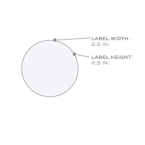 120 Sheet Labels for Canning Jar Lids, 2.5 inch Round, Mint Green