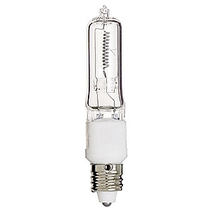 KOR (Pack of 4) Q50CL/MC - 50 Watt JD T4 E11 Mini Candelabra Base 120V Clear Light Bulbs
