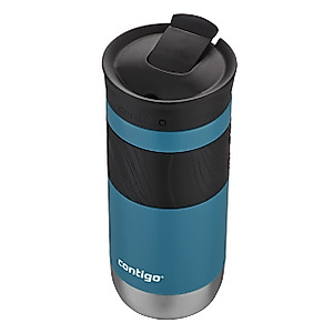 Contigo Byron 2.0 Thermo Mug, Stainless Steel Insulated Mug with Snapseal Closure, Coffee Mug to go, 100% Leak Proof, Dishwasher Safe lid, BPA Free, Keeps Warm up to 6 Hours, 470 ml