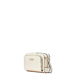 Kate Spade Staci Dual Zip Around Crossbody (Parchment)